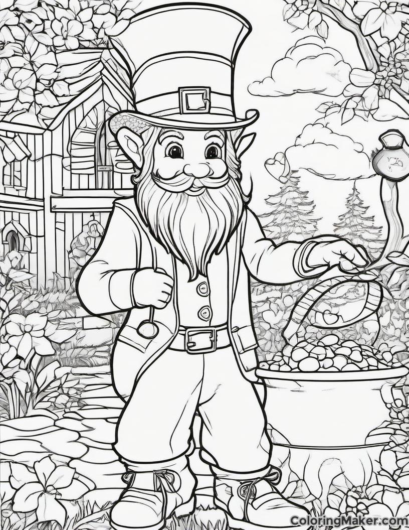 Leprechaun Coloring Pages