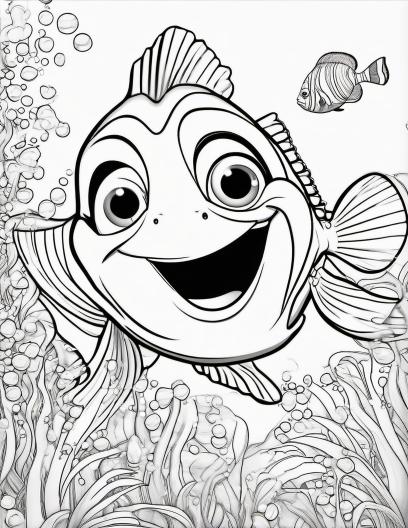 Nemo Coloring Pages Nemo Coloring Pages
