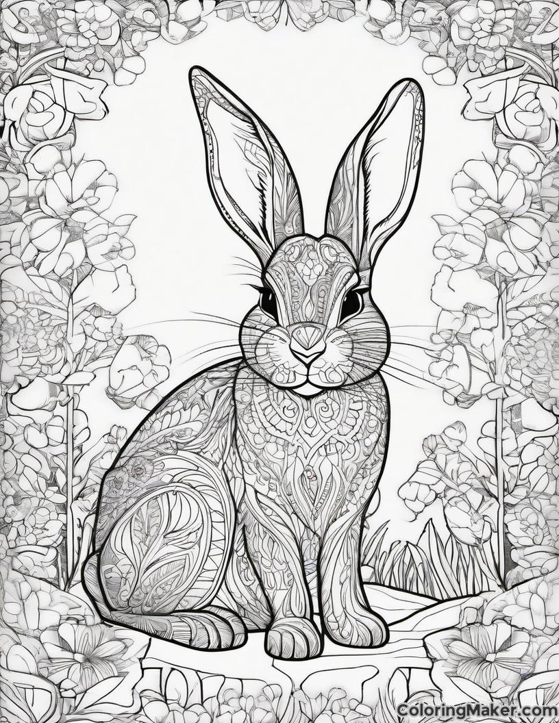 Rabbit Coloring Pages