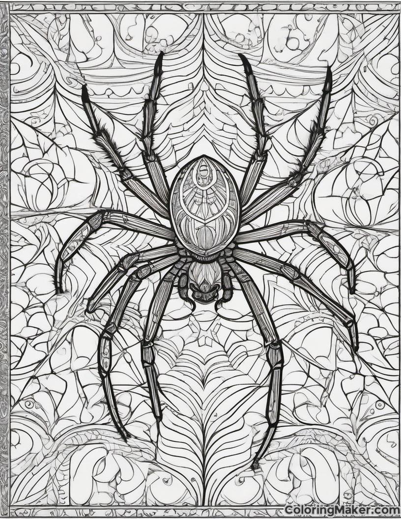 Spider Coloring Pages