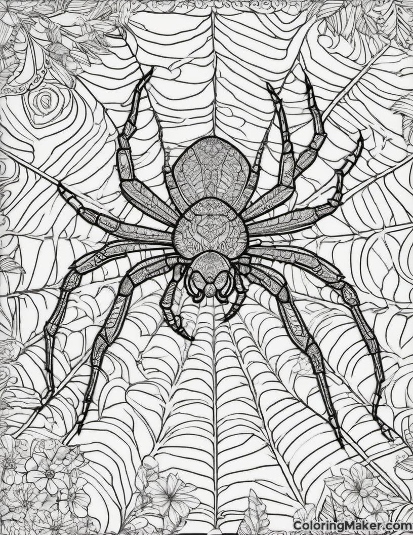 Spider Coloring Pages