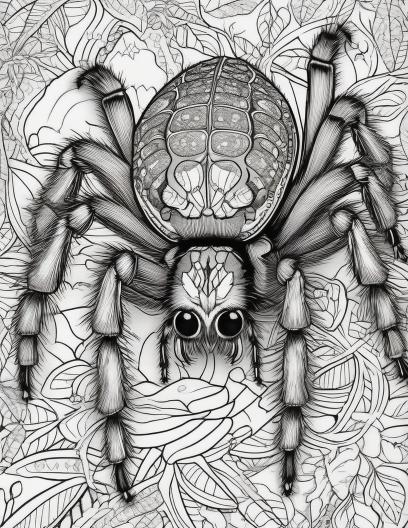 Tarantula Coloring Pages Tarantula Coloring Pages