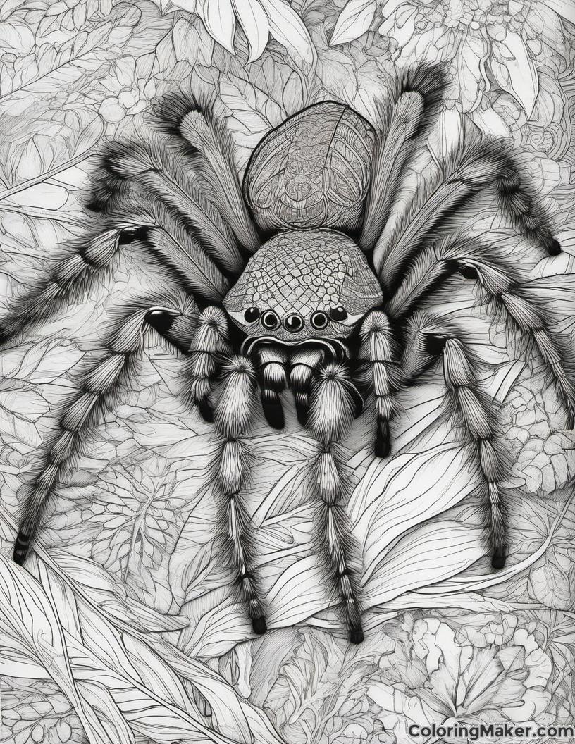 Tarantula Coloring Pages Tarantula Coloring Pages