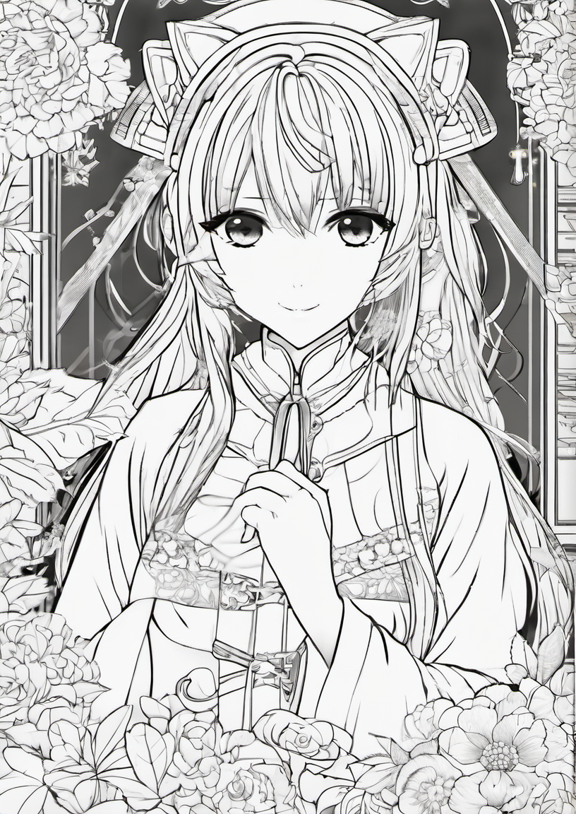 Anime Coloring Pages