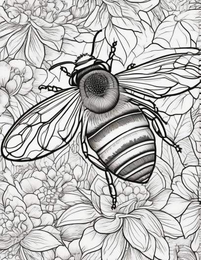 Bee Coloring Pages Bee Coloring Pages